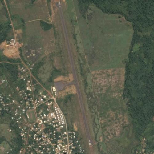 Mouila Airport in Mouila, Gabon (Google Maps)