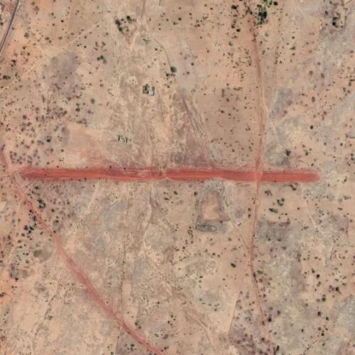 Bandiagara Airport in Bandiagara, Mali (Google Maps)