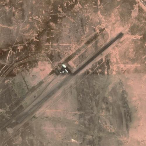 Tasiast Mine Airport in Tasiast gold mine, Mauritania (Google Maps)