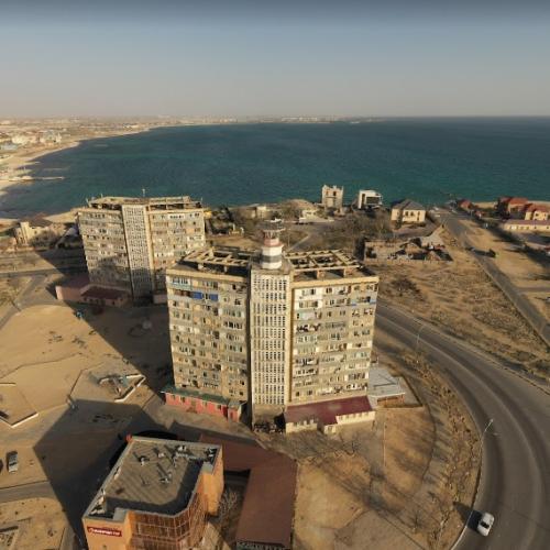 Aktau Lighthouse in Aktau, Kazakhstan - Virtual Globetrotting