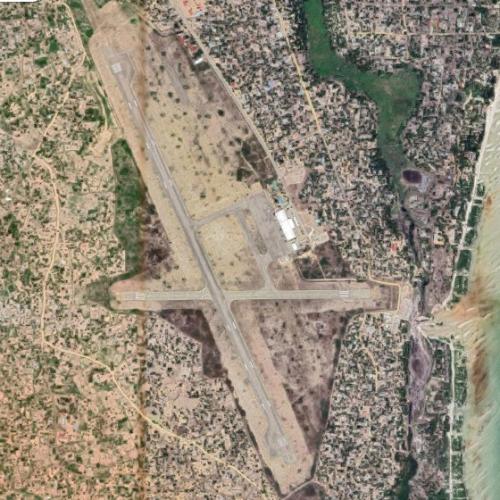 Vilankulo Airport in Vilankulos, Mozambique (Google Maps)