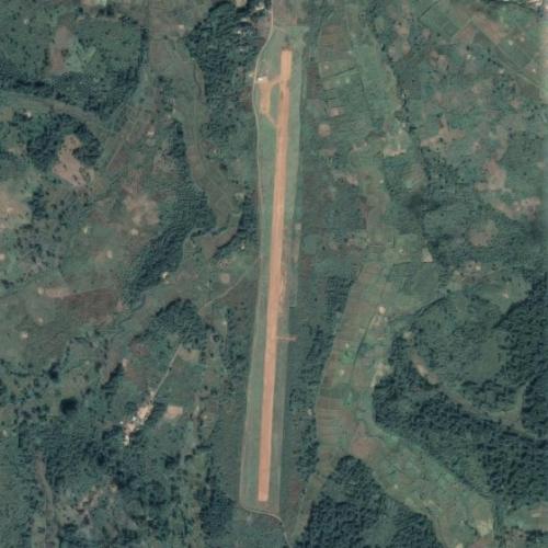Foya Airport in Foya, Liberia (Google Maps)