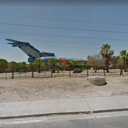 B727-2H3 in Tunis, Tunisia (Google Maps)