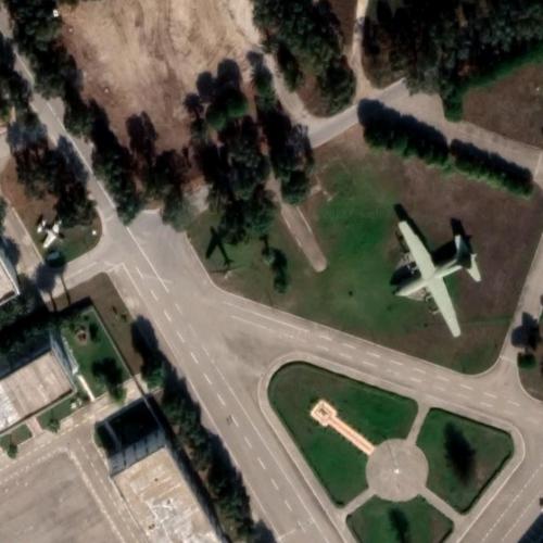 Aircraft static display in Bizerte, Tunisia (Google Maps)
