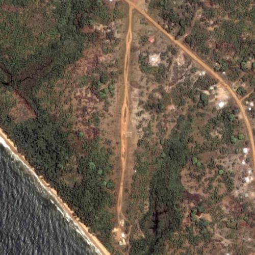 River Cess Airport and Heliport in River Cess, Liberia (Google Maps)