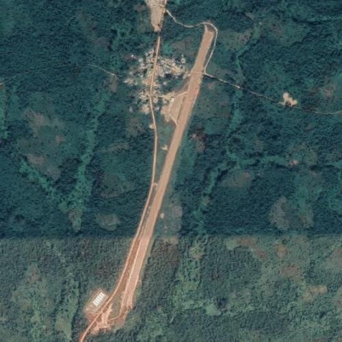 Voinjama Airport in Voinjama, Liberia (Google Maps)