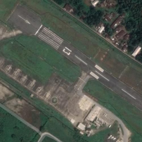 Escravos Airstrip in Burutu, Nigeria (Google Maps)