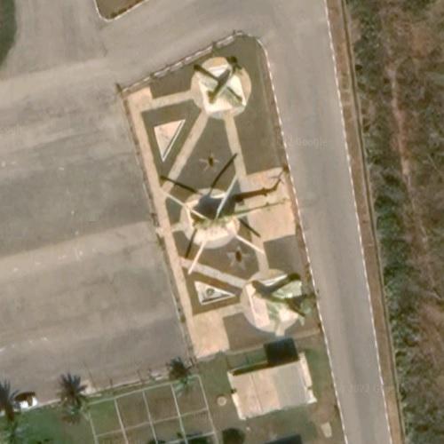 Aircraft static display in Algiers, Algeria (Google Maps)