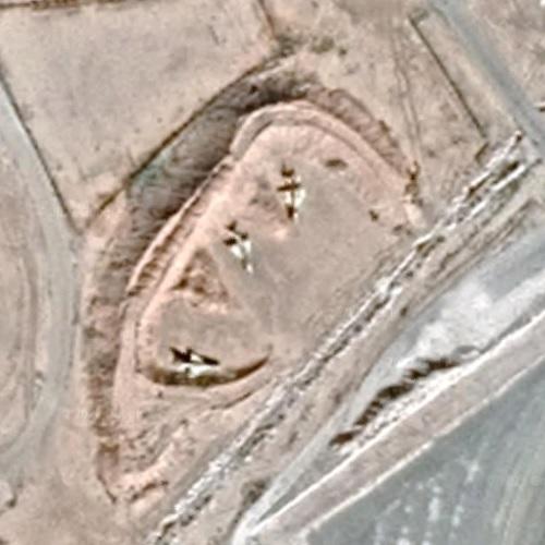 Aircraft static display in Mecheria, Algeria (Google Maps)