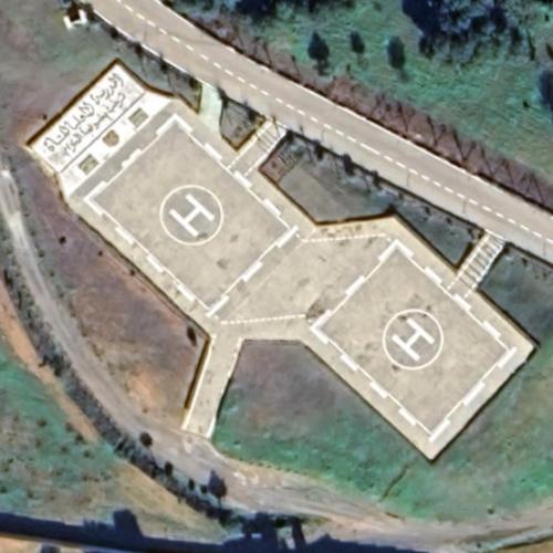 Cherchell Military Academy Heliport in Cherchell, Algeria (Google Maps)