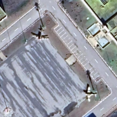 Aircraft static display in Mohammedia, Morocco (Google Maps)