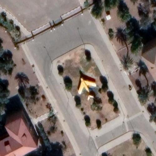 MiG-17 in Marrakech, Morocco (Google Maps)