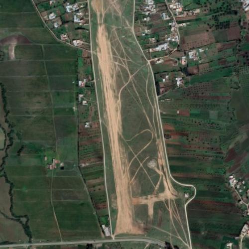 Ouezzane Airport in Ouazzane, Morocco (Google Maps)
