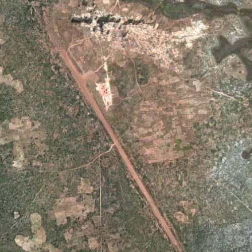 Cangamba Airport in Cangamba, Angola (Google Maps)