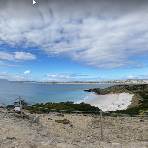 Gypsy Cove in Stanley, Falkland Islands (Malvinas) (Google Maps)