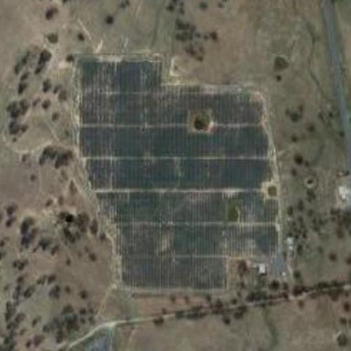 Williamsdale Solar Farm in Canberra, Australia (Google Maps)