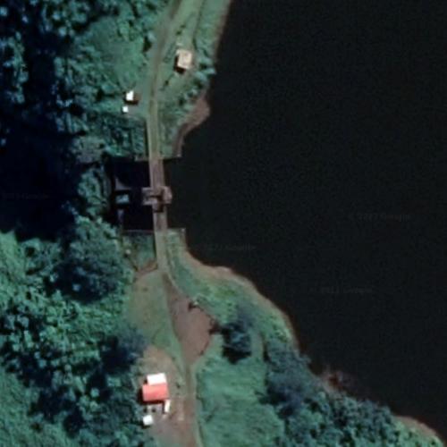 Afulilo Dam in Fagalii, Samoa (Google Maps)