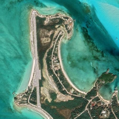 Farmers Cay Airport in Farmer's Cay, Bahamas (Google Maps)