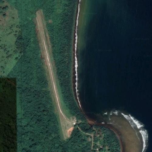 Vanua Lava Airport in Sola, Vanuatu (Google Maps)