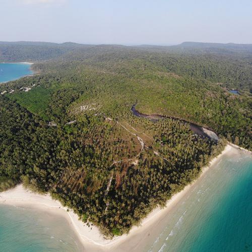Aerial View of Ko Kut in Amphoe Ko Kut, Thailand - Virtual Globetrotting
