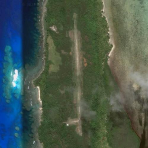 Aniwa Airport in Ipikil, Vanuatu (Google Maps)