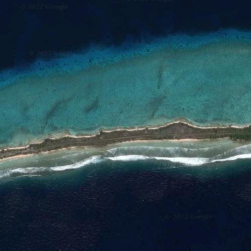 Ine Airport in Arno Atoll, Marshall Islands (Google Maps)