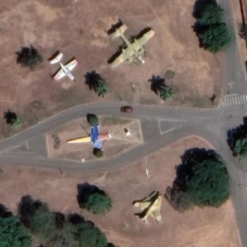 Aircraft static display in Barquisimeto, Venezuela (Google Maps)