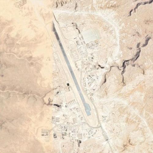 Manston Air Base in Dhalqut, Oman (Google Maps)