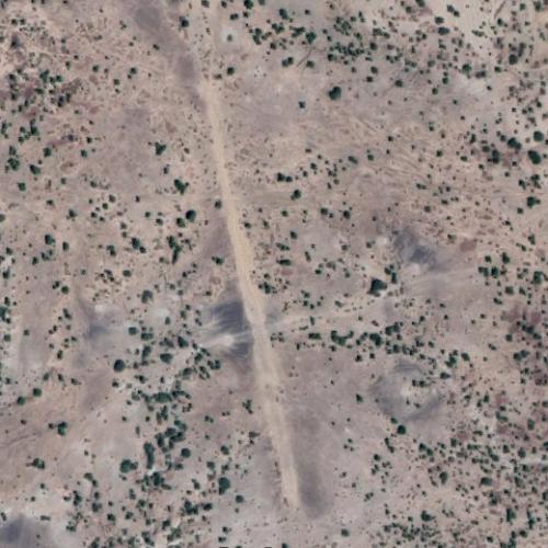 Omhajer Airport in Omhajer, Eritrea (Google Maps)