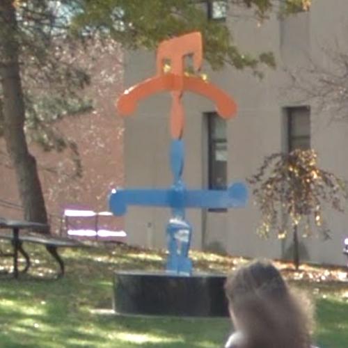 'Acrobats' by Keith Haring in Cleveland, OH - Virtual Globetrotting