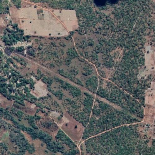 Mufumbwe Airstrip in Kalengwa, Zambia (Google Maps)
