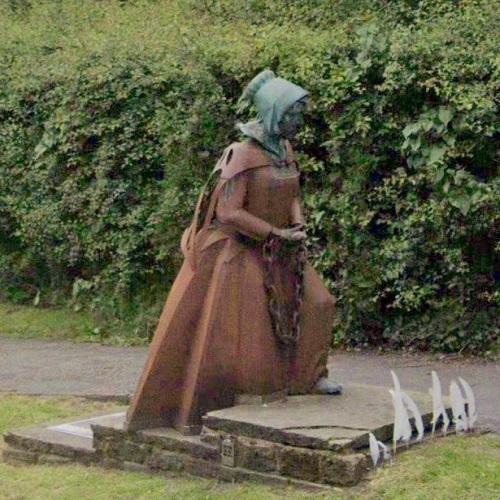 Alice Nutter statue in Roughlee, United Kingdom - Virtual Globetrotting