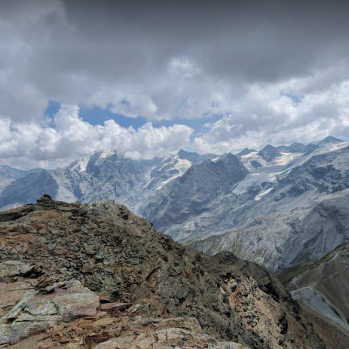 Rötlspitz/ Punta Rosa/ Piz Cotschen (HB/GR-134) in Santa Maria Val ...