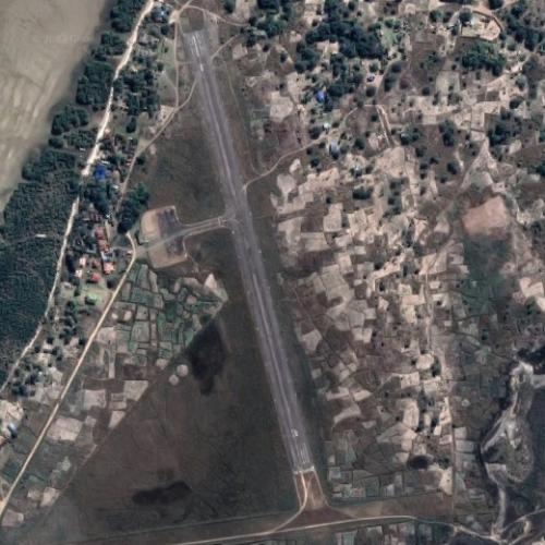Inhaca Airport in Maputo, Mozambique (Google Maps)