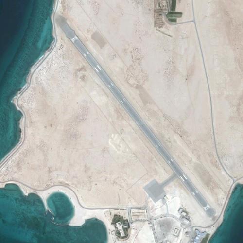 Upper Yasat Island Airport in Ras Ghumeis, United Arab Emirates (Google ...
