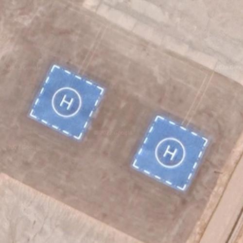 KOC Heliport in Umm Al Haiman, Kuwait (Google Maps)
