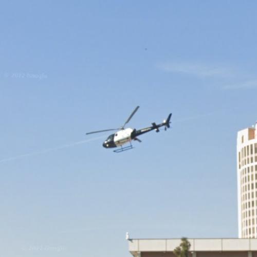LAPD AS-350 AStar Taking Off in Los Angeles, CA (Google Maps)
