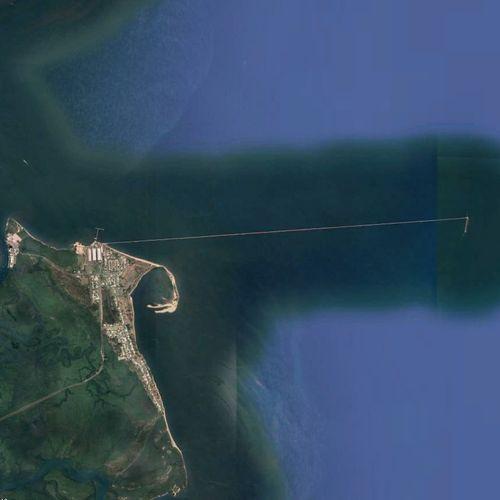 Lucinda Jetty in Ingham, Australia (Google Maps)