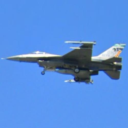 F-16 Fighting Falcon (180FW Stingers) {USNG in Toledo, OH (Google Maps)