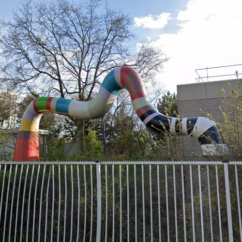 'The Color Pipe' by Jan Snoeck in The Hague, Netherlands (Google Maps)