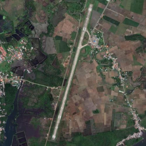 Pagadian Airport in Muricay, Philippines (Google Maps)
