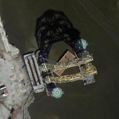 VB-10,000 Lift Vessel in Sabine Pass, TX - Virtual Globetrotting