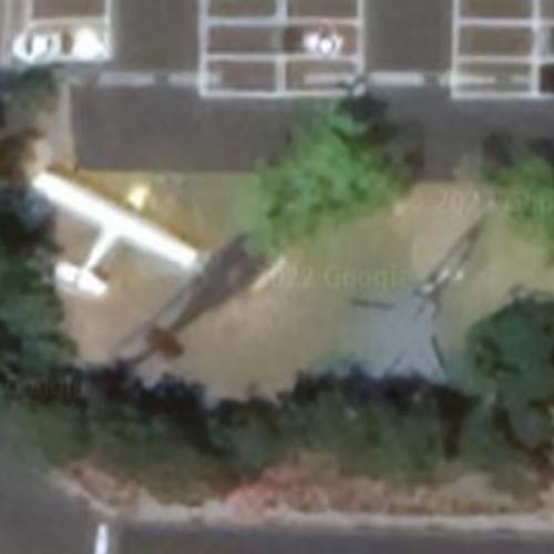 Aircraft static display in Masan, Republic of Korea (Google Maps)