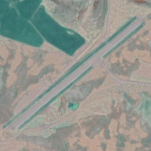 Búðardalur Airport in Stykkishólmur, Iceland (Google Maps)