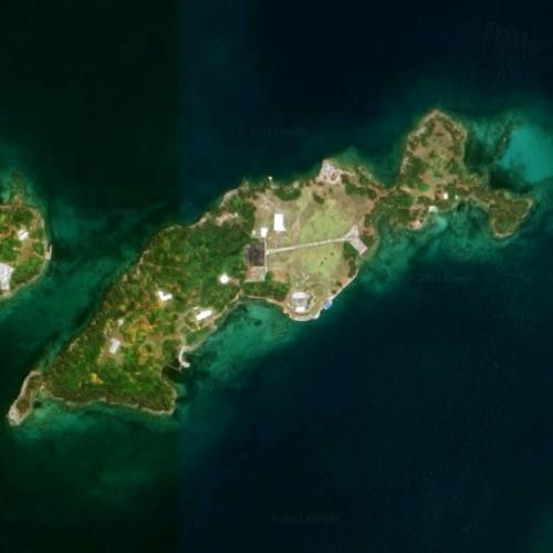 Darrell's Island in Hamilton, Bermuda (Google Maps)