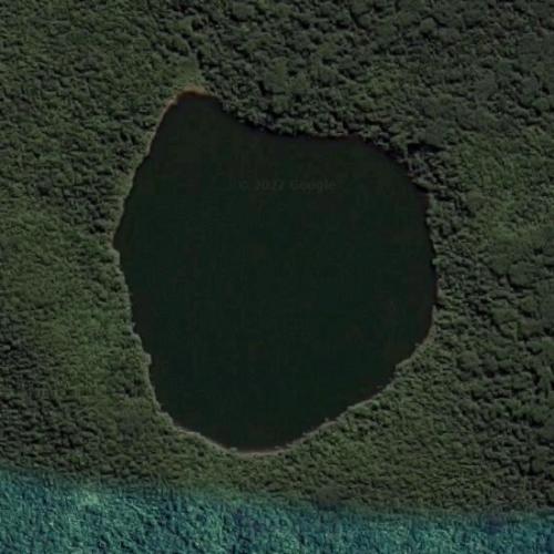 Lake Lanoto'o in Apia, Samoa (Google Maps)
