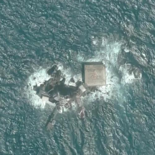 Horsburgh Lighthouse in Pedra Branca, Singapore (Bing Maps)