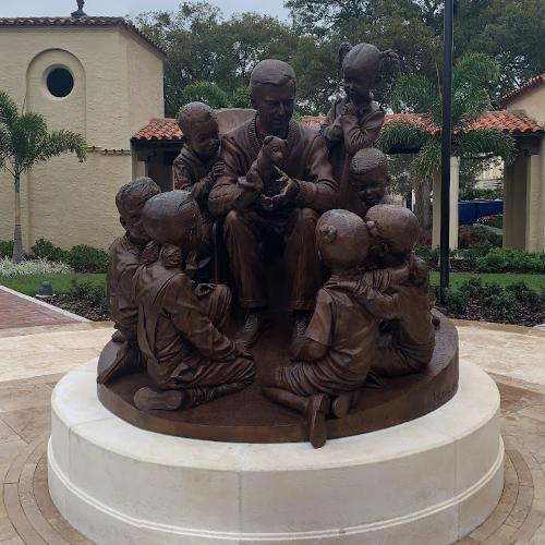 'Fred Rogers Memorial' by Paul Day in Winter Park, FL (Google Maps)