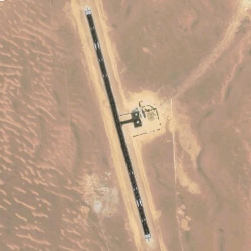 Bu Attifel Airport in Jalu, Libya (Google Maps)