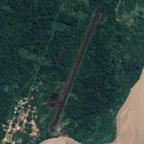 Ciro Alegria Airport in Santa María, Peru (Google Maps)